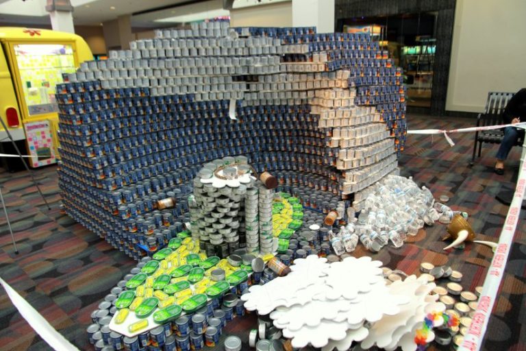 Canned Food Structures on Display for Architecture Competition | ARLnow.com