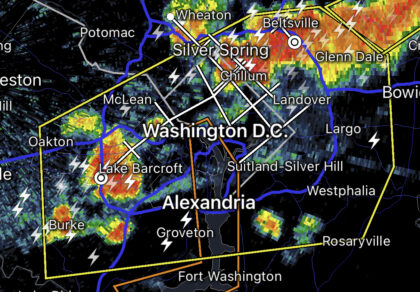 UPDATED: Portion of Arlington under Flash Flood Warning | ARLnow.com