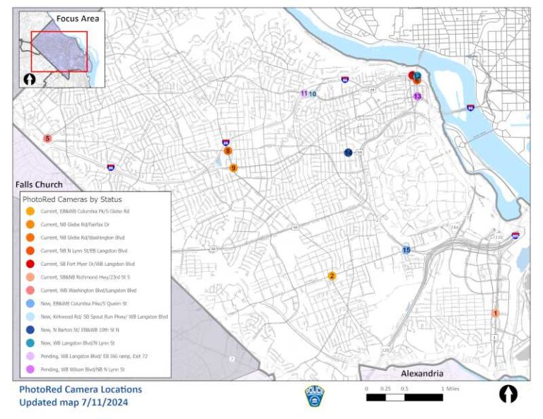 NEW: Red light cameras coming to four additional Arlington ...