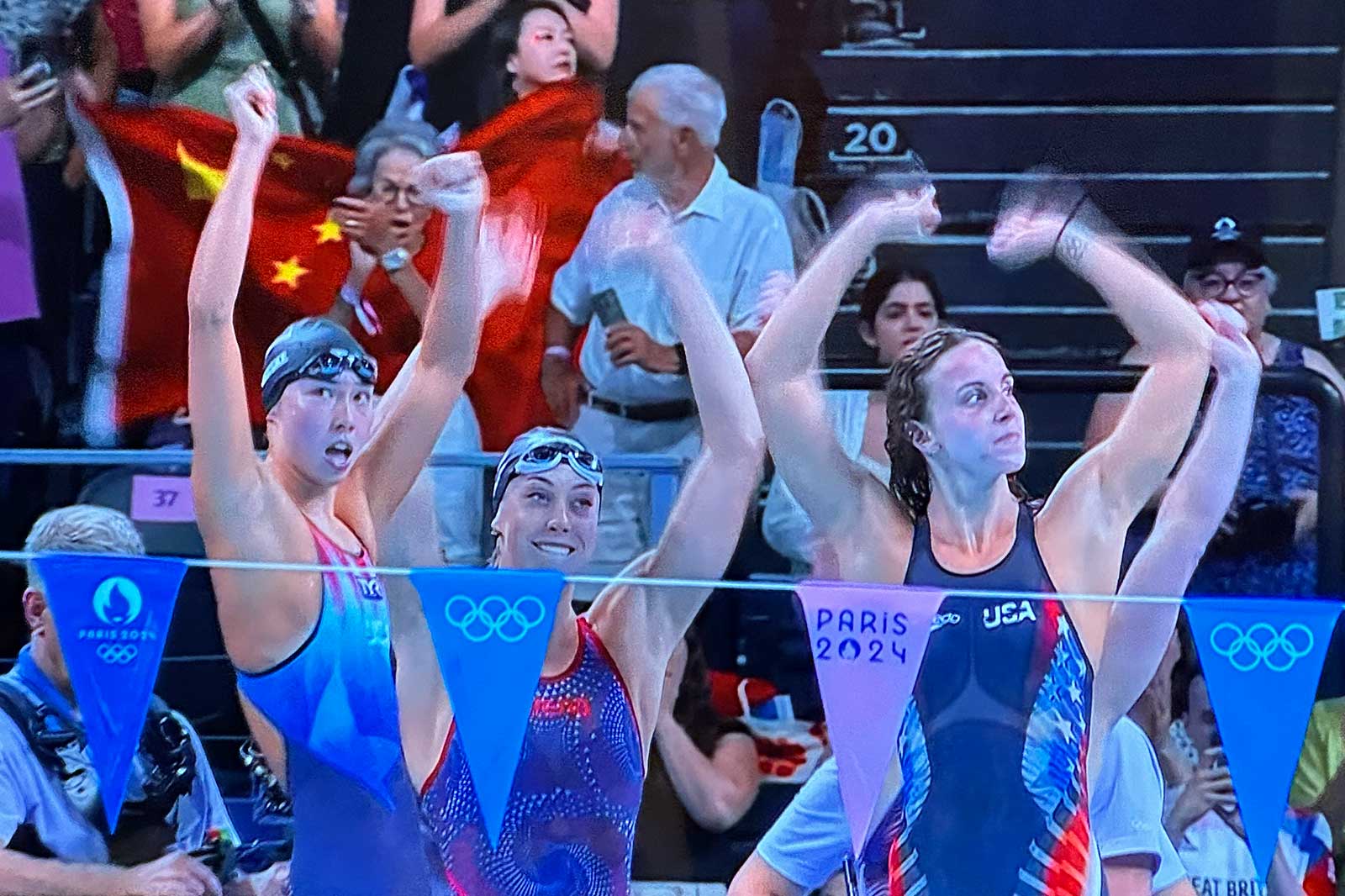 NEW: Huske golden again in world record relay swim | ARLnow.com