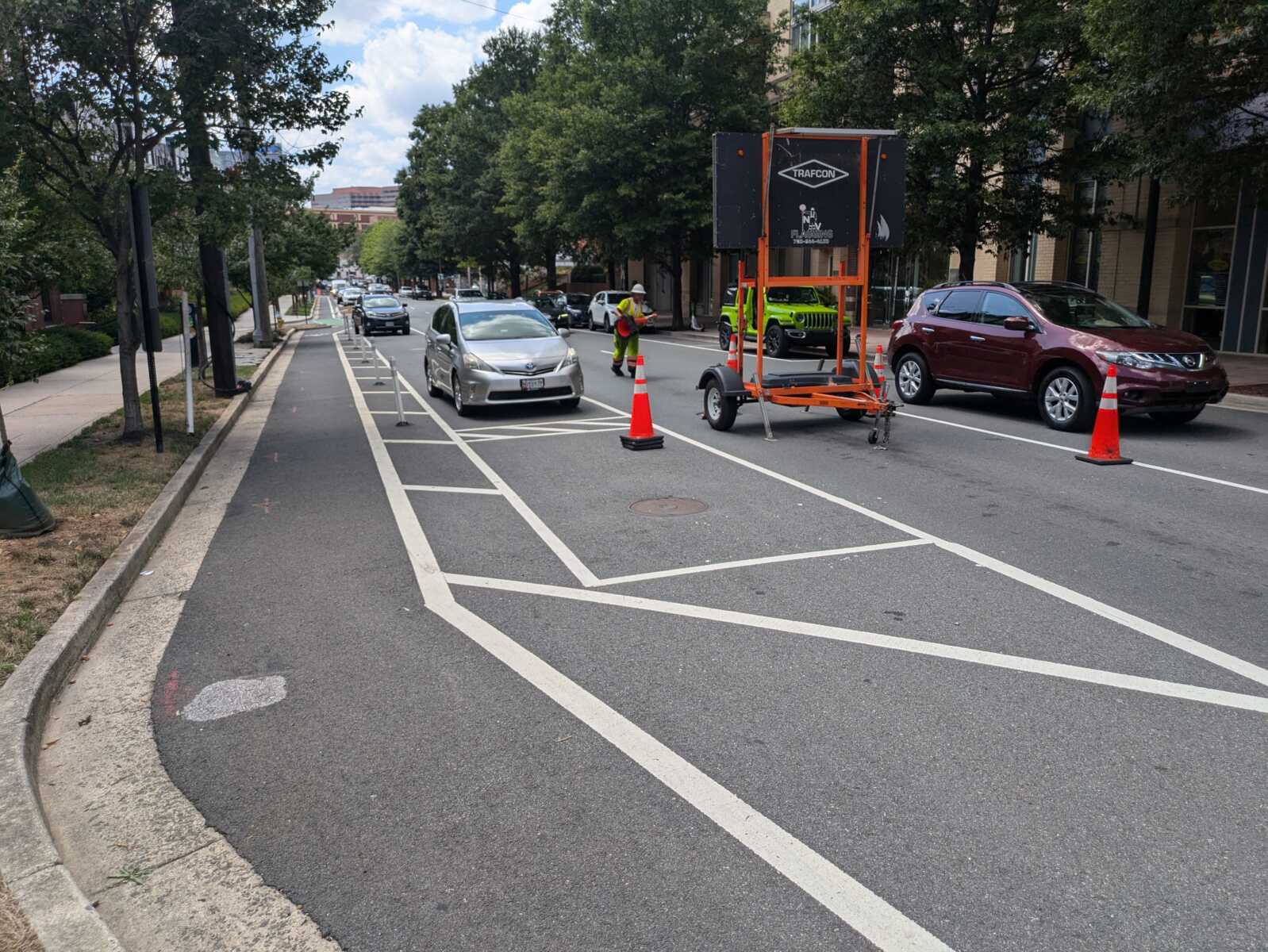 Work on raised bus stop island on Clarendon Blvd scheduled to start ...